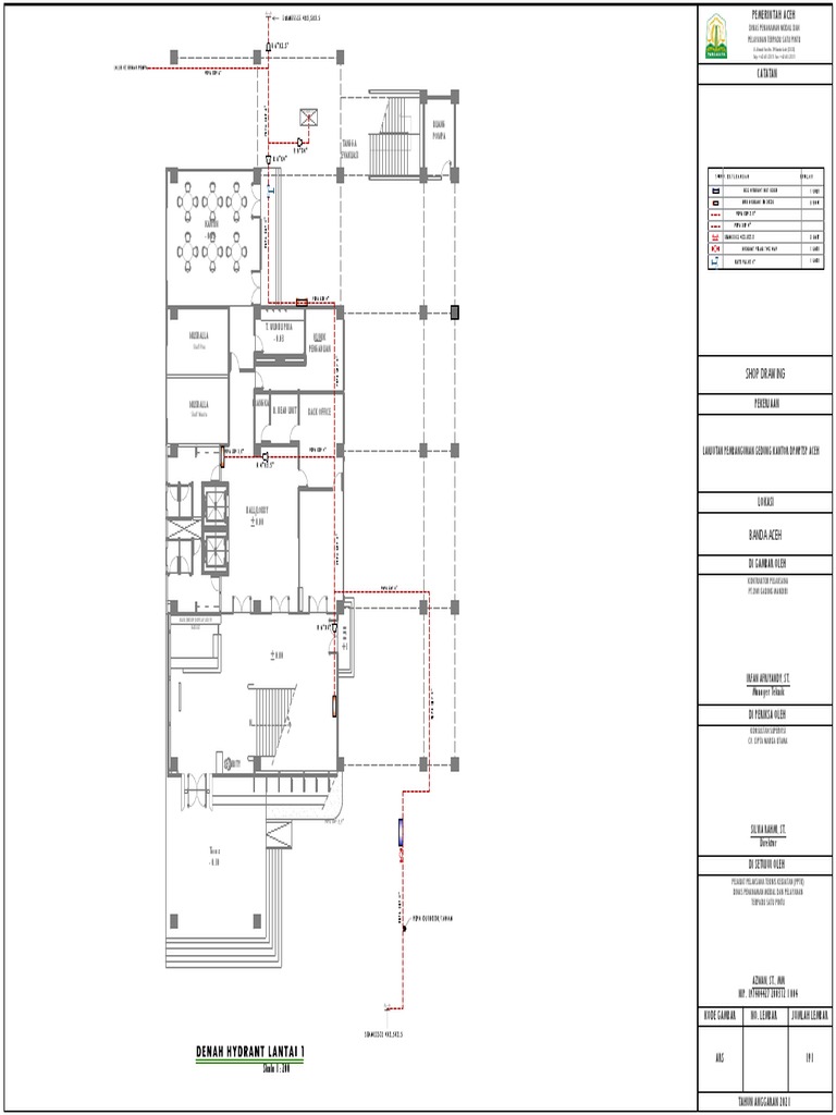 Denah Instalasi Box Hydrant Indoor | PDF
