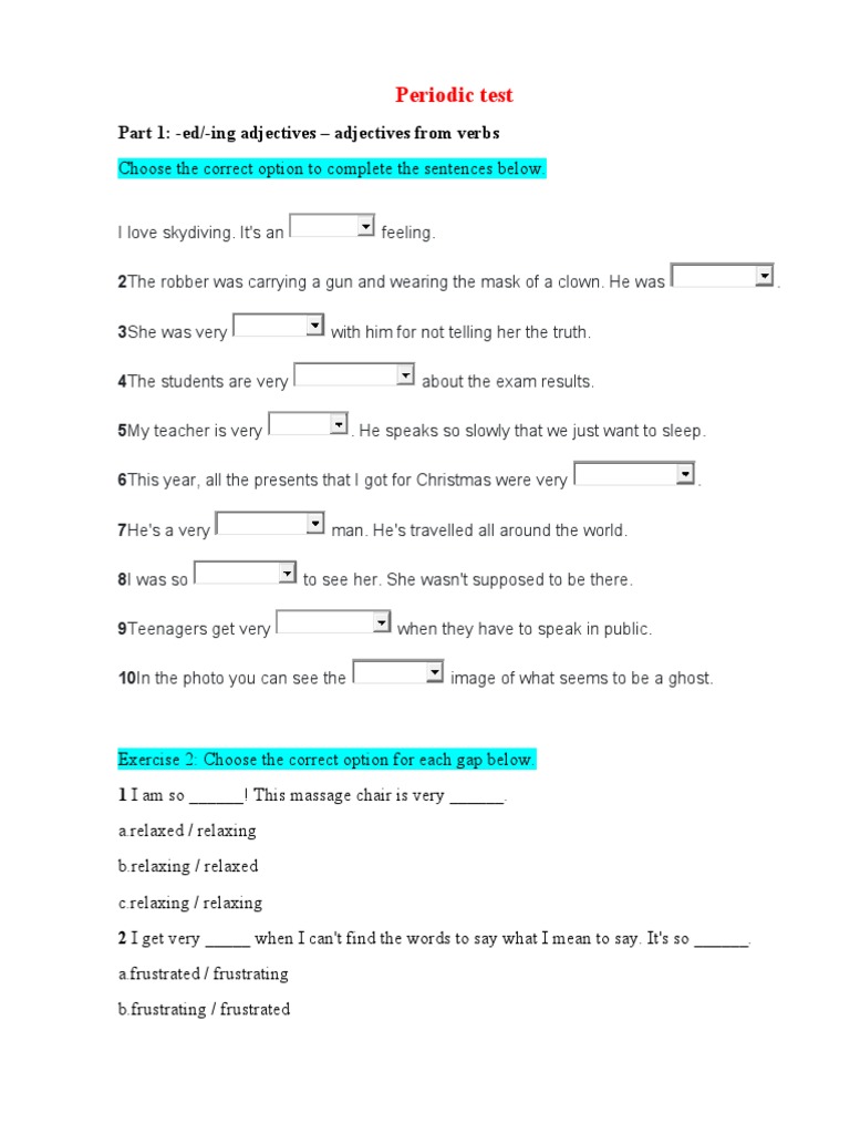 Periodic Test 1 | PDF | Roommate | Test (Assessment)