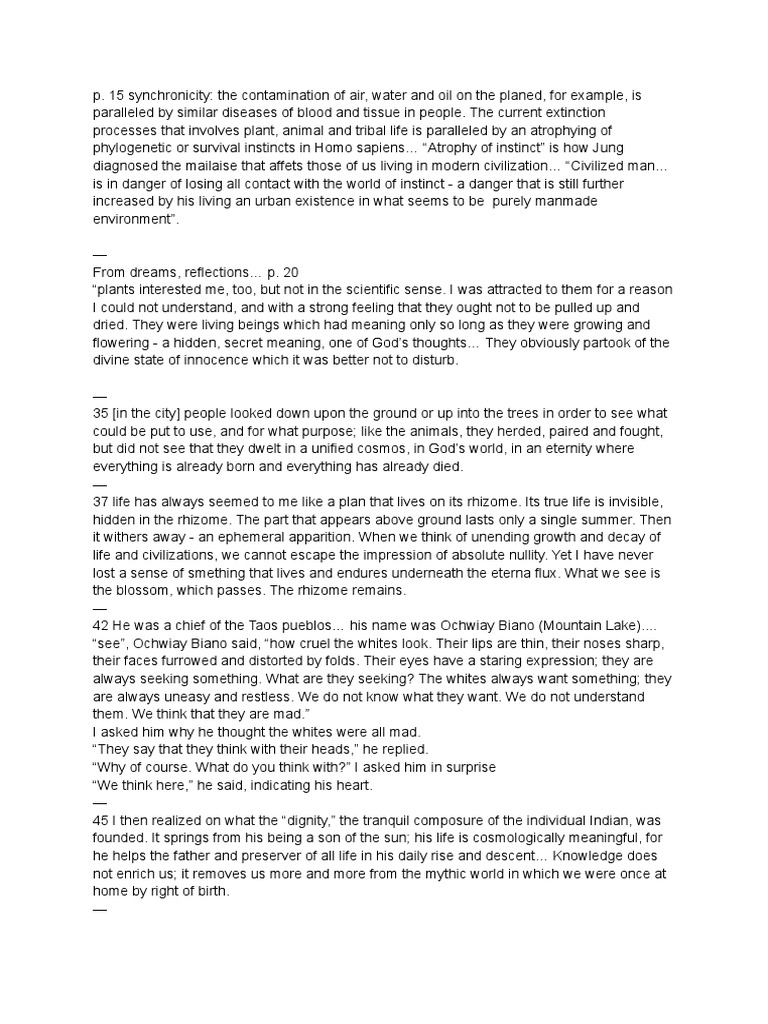 The Earth Has A Soul Carl Jung On Nature Technology and Modern Life ...