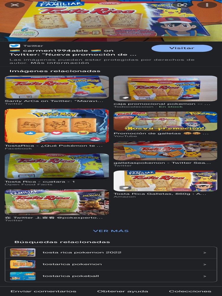 Promoción de Galletas Pokémon en Tosta Rica | PDF