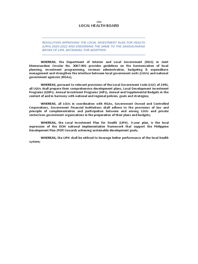 Local Health Board Approves Three-Year Local Investment Plan for Health ...