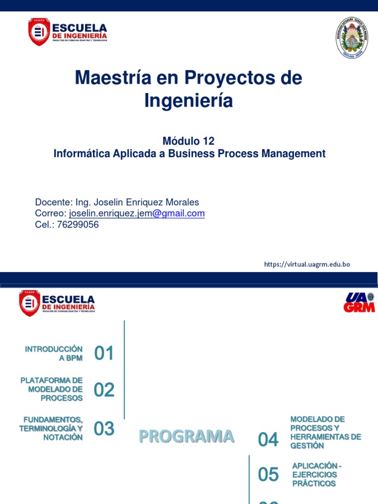Informática Aplicada A BPM - Clase 1 | PDF | Informática | Ciencias de ...