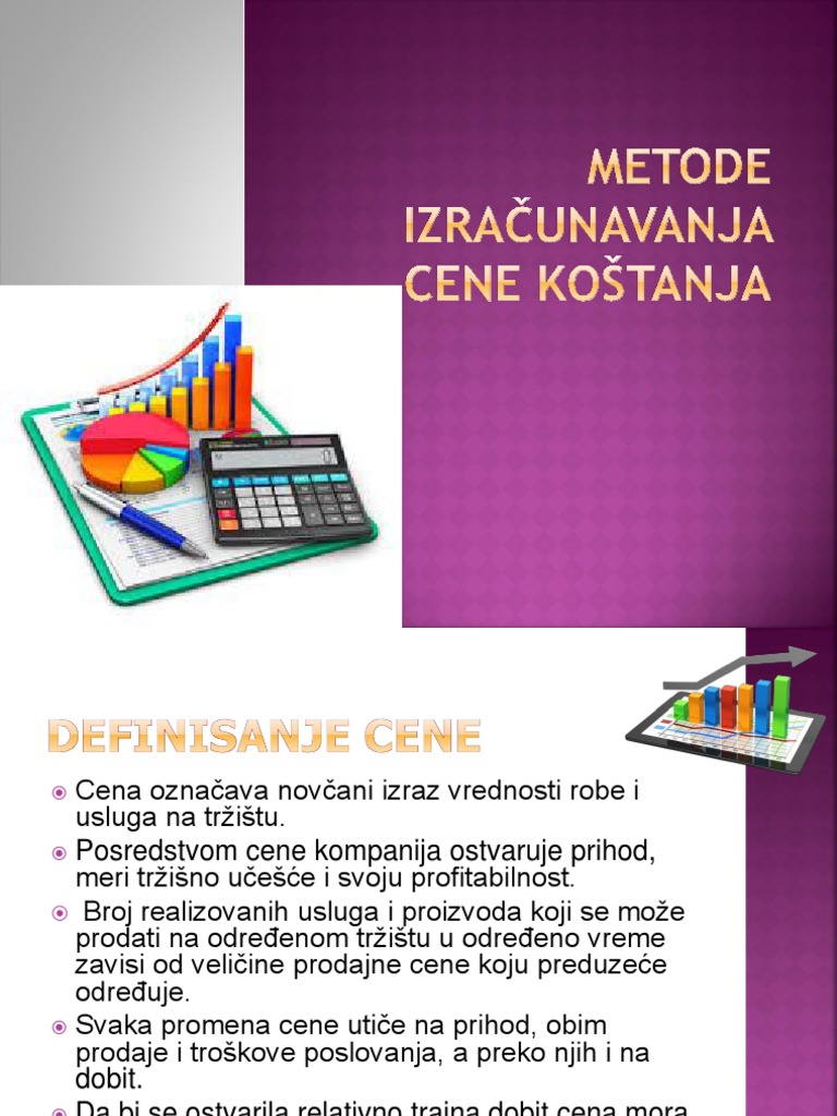 Metode Izračunavanja Cene Koštanja | PDF