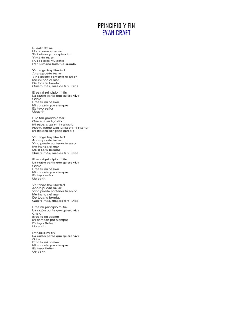 Principio y Fin | PDF
