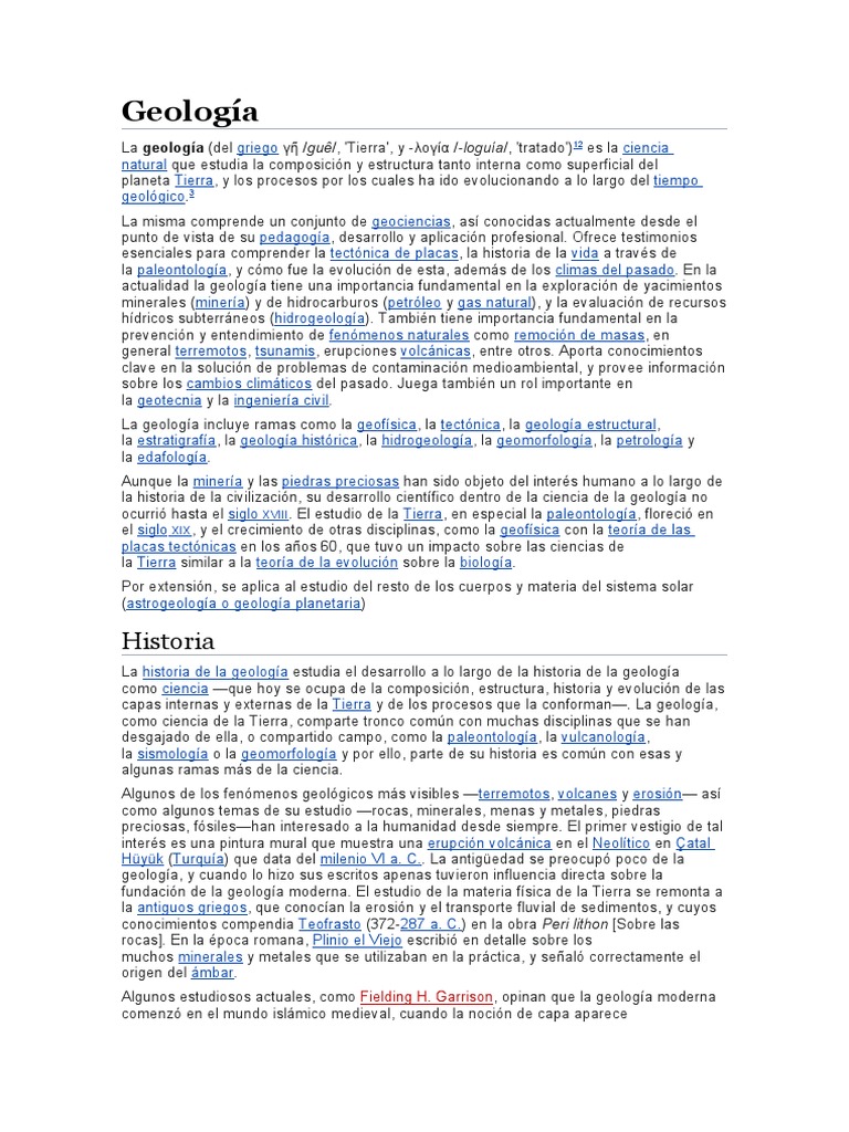 Geologia | PDF | Geología | Naturaleza