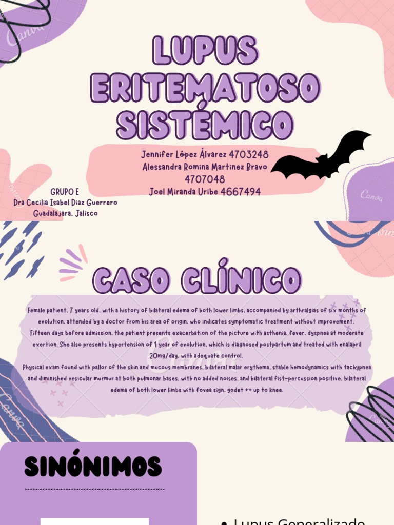 Lupus Presentacion | PDF | Medicina CLINICA | Especialidades Medicas