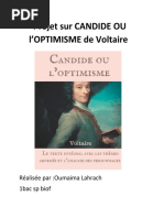Présentation (Candide) | PDF | Siècle des Lumières | Voltaire