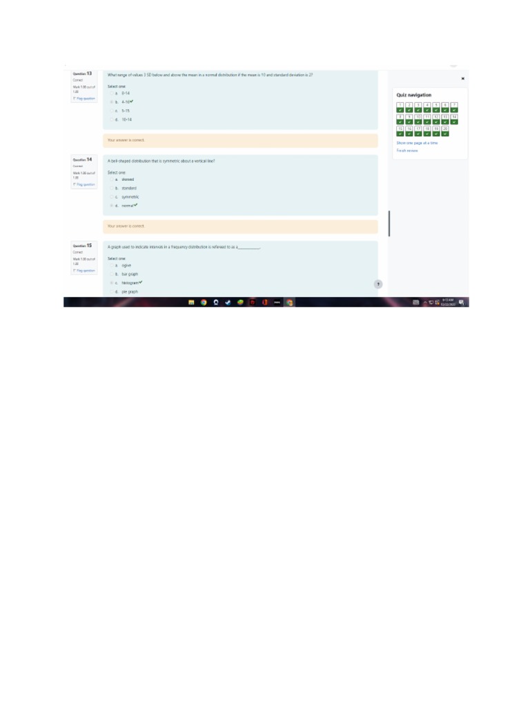 Engineering Data Analysis Midterm Quiz 2 | PDF