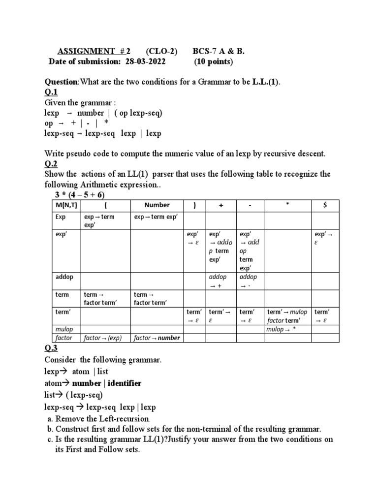 Assignment # 2 | PDF | Mathematical Logic | Theoretical Computer Science