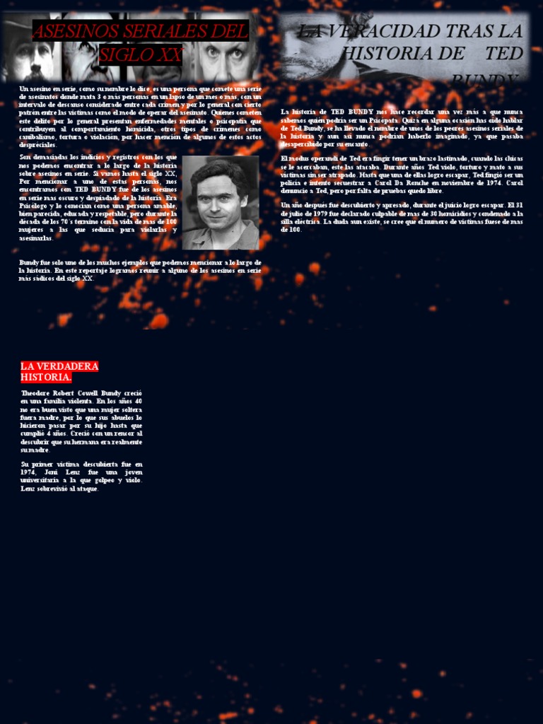 Asesinos Seriales Del Siglo XX | PDF | Asesino en serie | Mala conducta