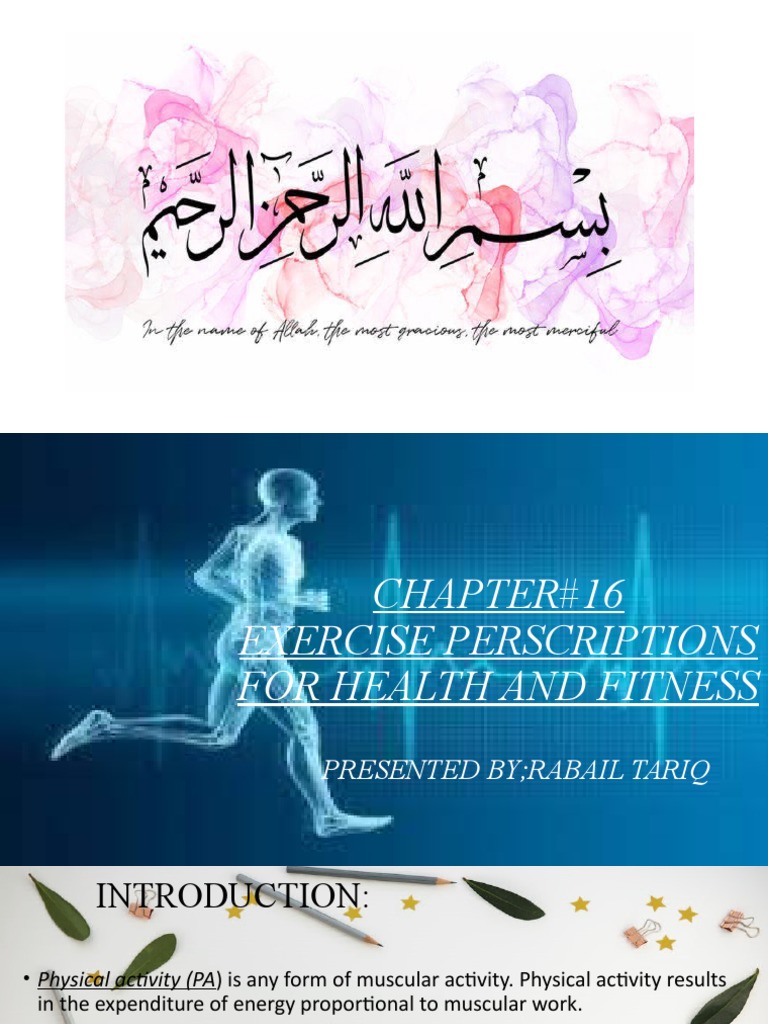 Exercise Physio Chp 16 Presentation Pdf Physical Fitness Heart Rate 