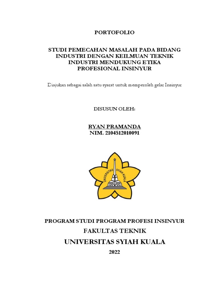 Fortofolio - Ryan Pramanda | PDF | Seni