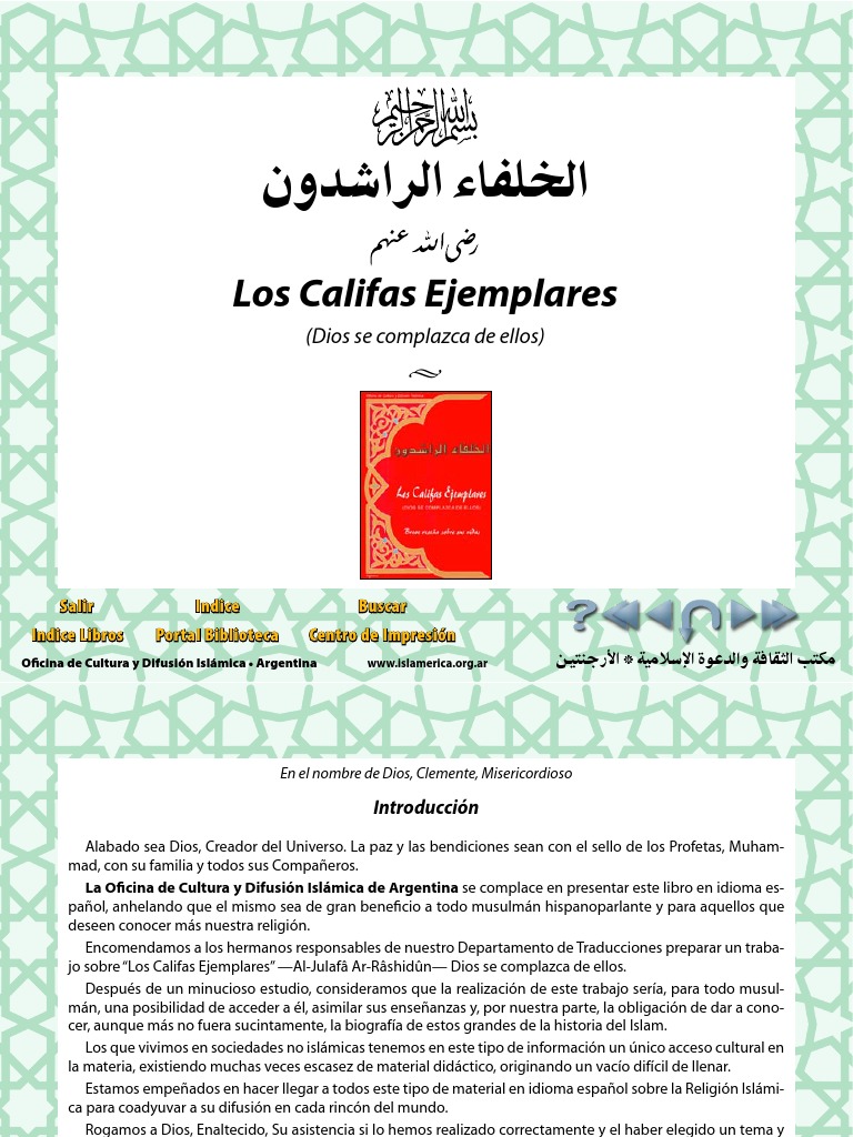 Califas Ejemplares en la Historia Islámica | PDF | Umar | Mahoma