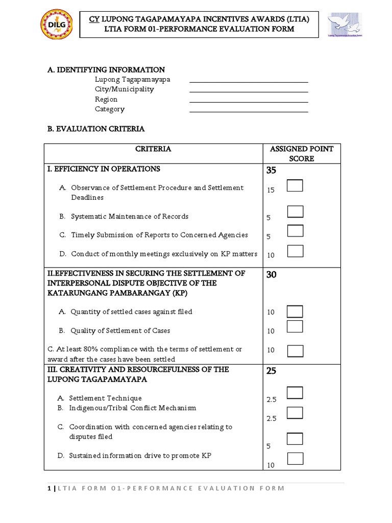LTIA-Forms | PDF | Performance Appraisal | Arbitration
