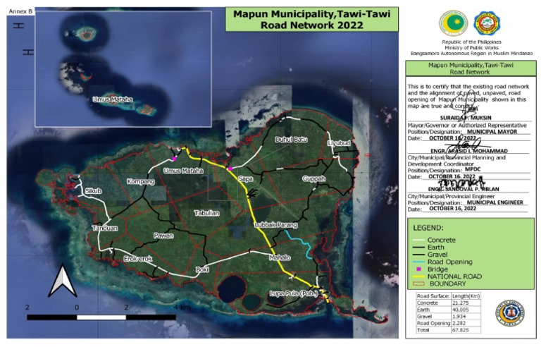 Page 1 - Mapun Road Map-1 | PDF