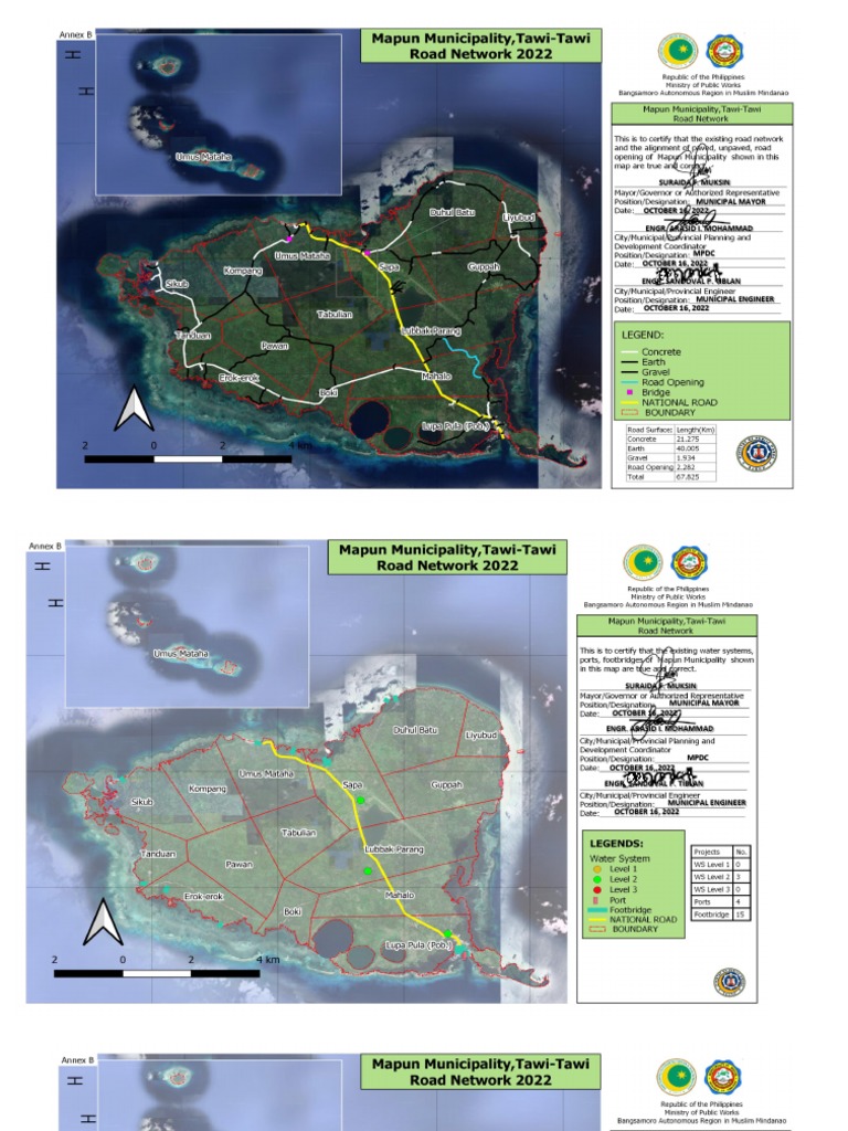 Mapun Road Map | PDF