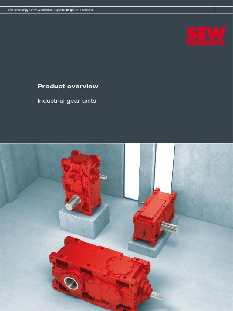 SEW Eurodrive Industrial Gear Units | PDF | Transmission (Mechanics) | Gear