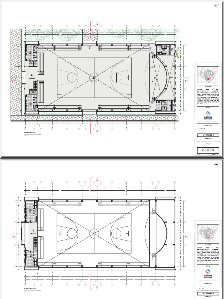 Cho - A - 07!01!06 Cancha Multiuso Techada | PDF