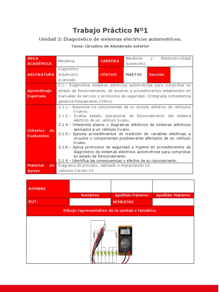 Maet42 U2 TP1 | PDF | Medición | Metrología