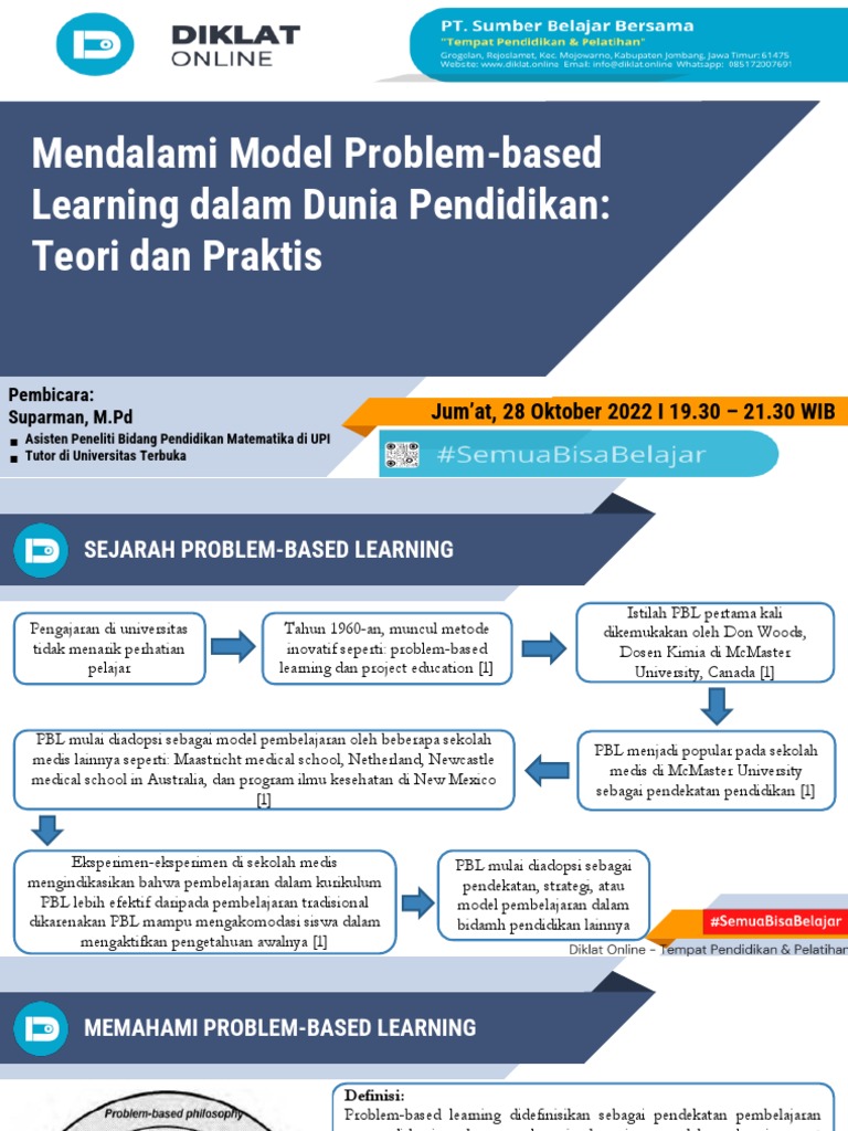 Day 2 - Optimalisasi Model Pembelajaran Problem - Project Base Learning ...