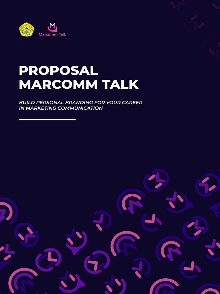PROPOSAL Marcomm Talk - Build Personal Branding For Your Career in Marketing Communication | PDF