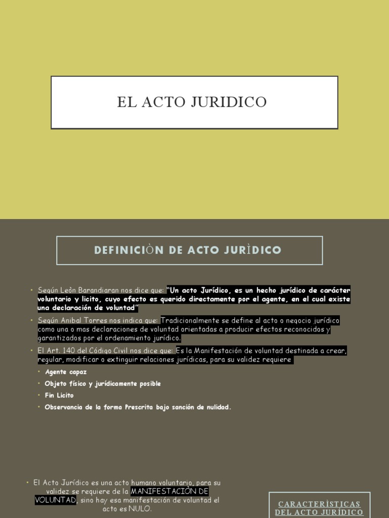 Diferencias entre Hecho y Acto Jurídico | PDF | Principios éticos ...