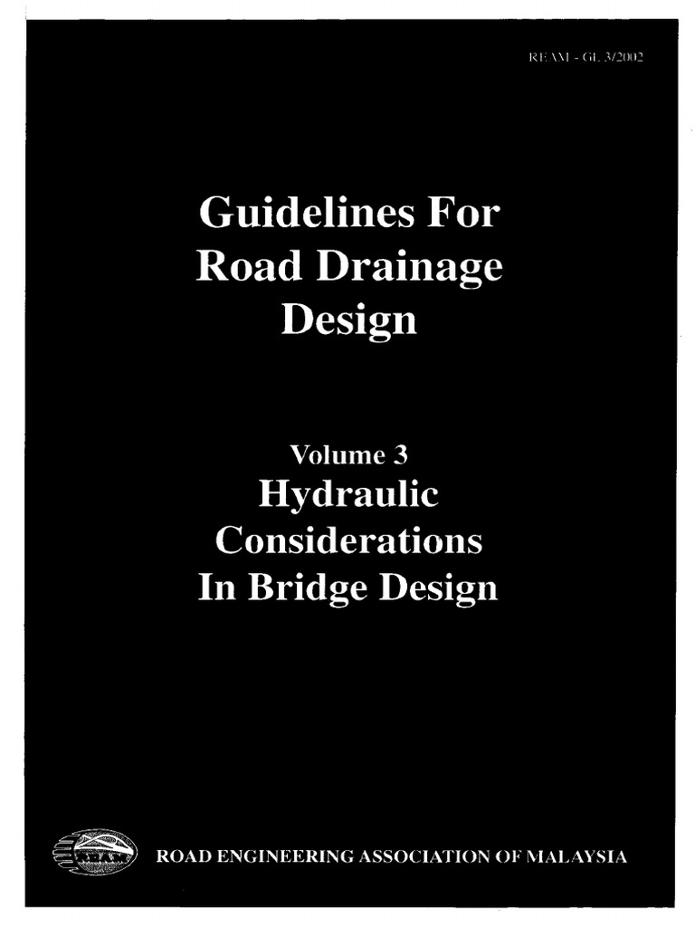 REAM GL 3 - 2002 Vol.3 Road Drainage Design Bridge | PDF
