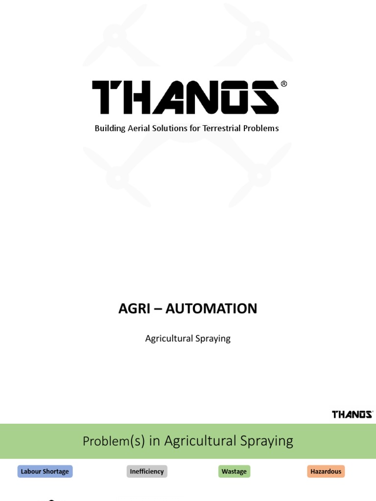 1 Thanos | PDF | Unmanned Aerial Vehicle | Agriculture