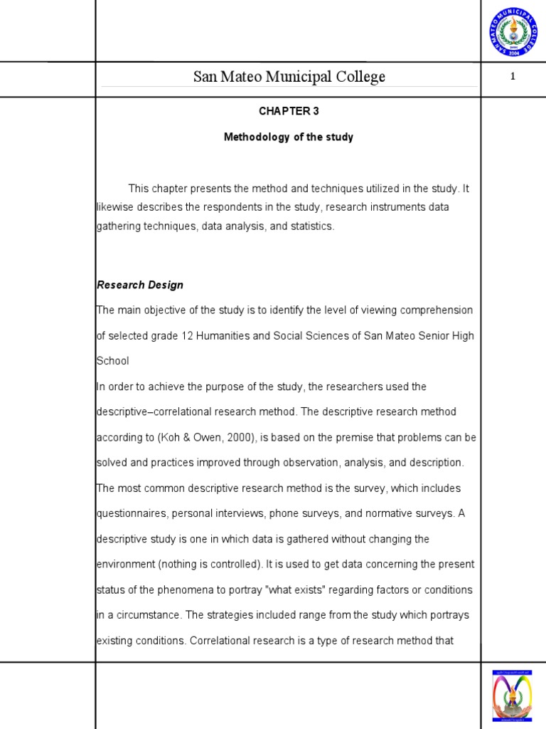 RESEARCH Ch3 | PDF | Survey Methodology | Statistics