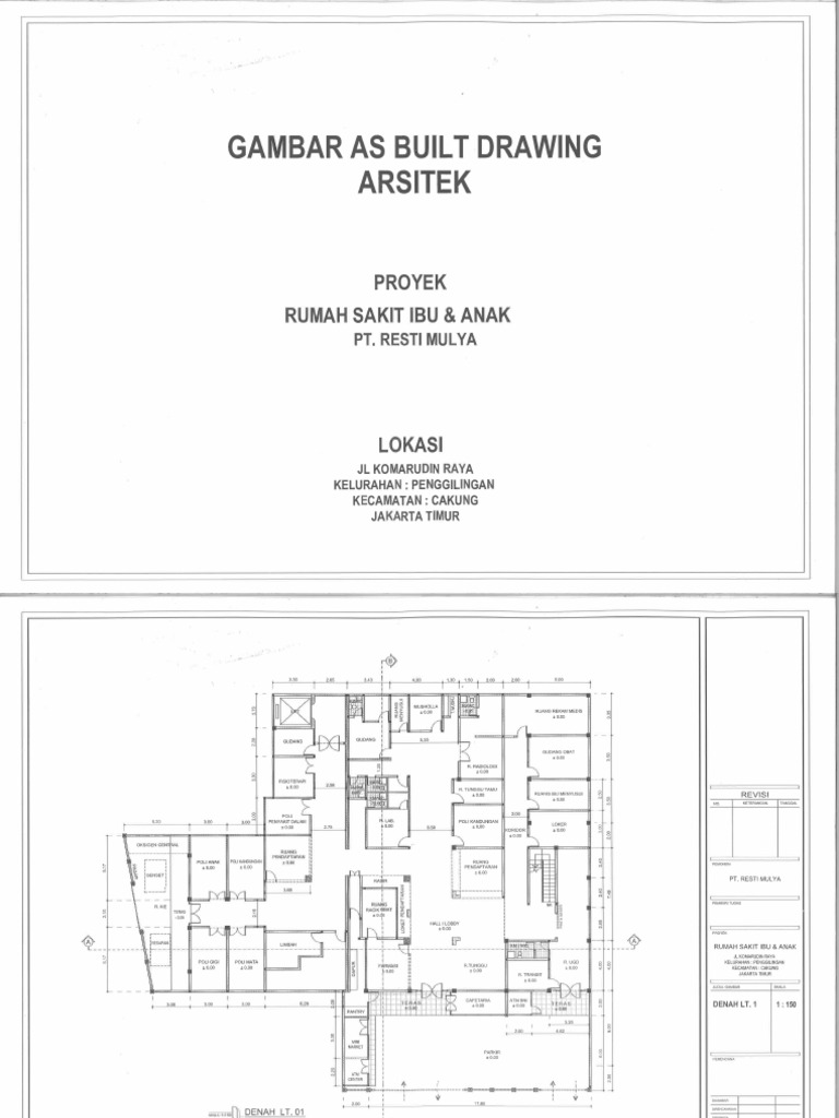 Scan As Built Drawing Arsitek | PDF