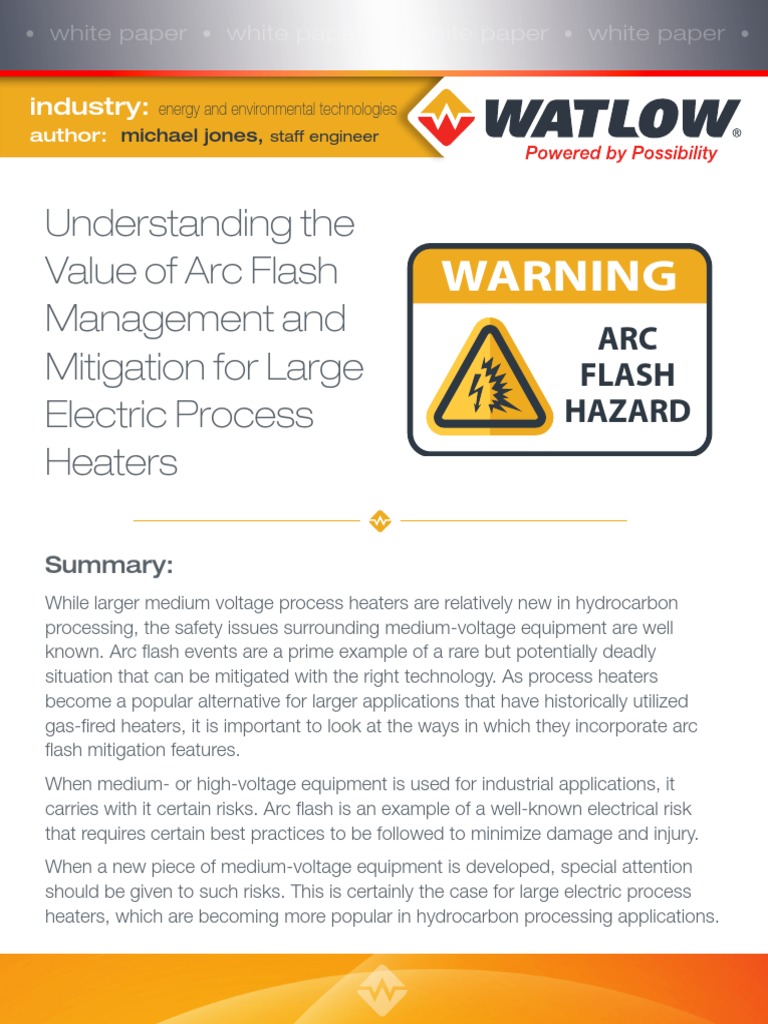 Understanding The Value of Arc Flash Management and Mitigation For ... Understanding The Value of Arc Flash Management and Mitigation For ...