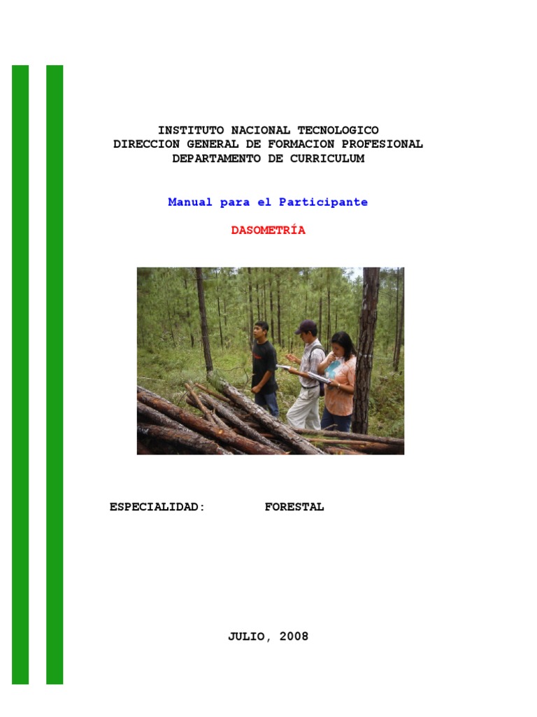 Manual de Dasometria 2008 | PDF | Arboles | Medición