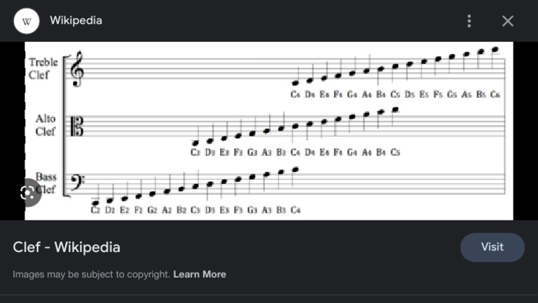 Alto Clef Octaves - Google Search | PDF