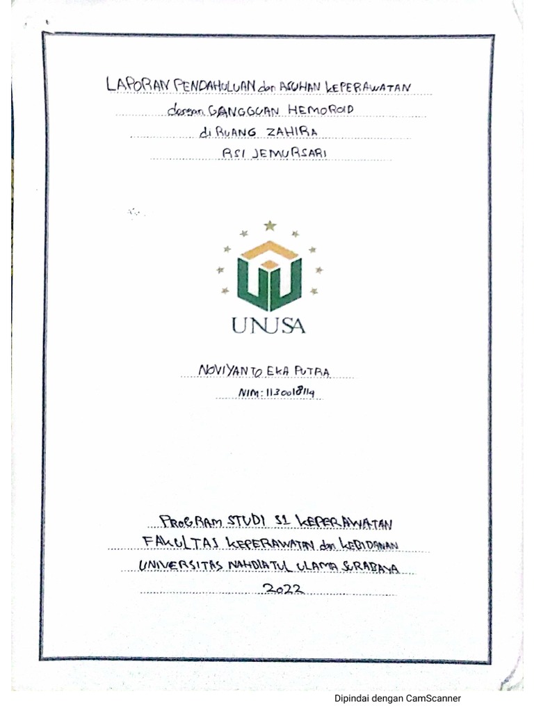 Laporan Kasus - Noviyanto Eka Putra | PDF