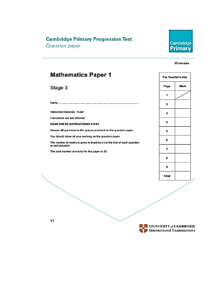 P3 Year End Assessment Paper 1 | PDF