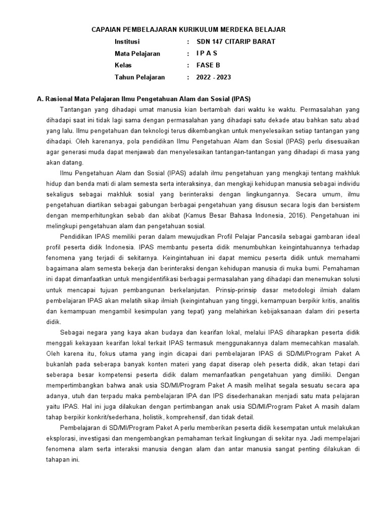 CP Ipas Fase B - Ihwan | PDF