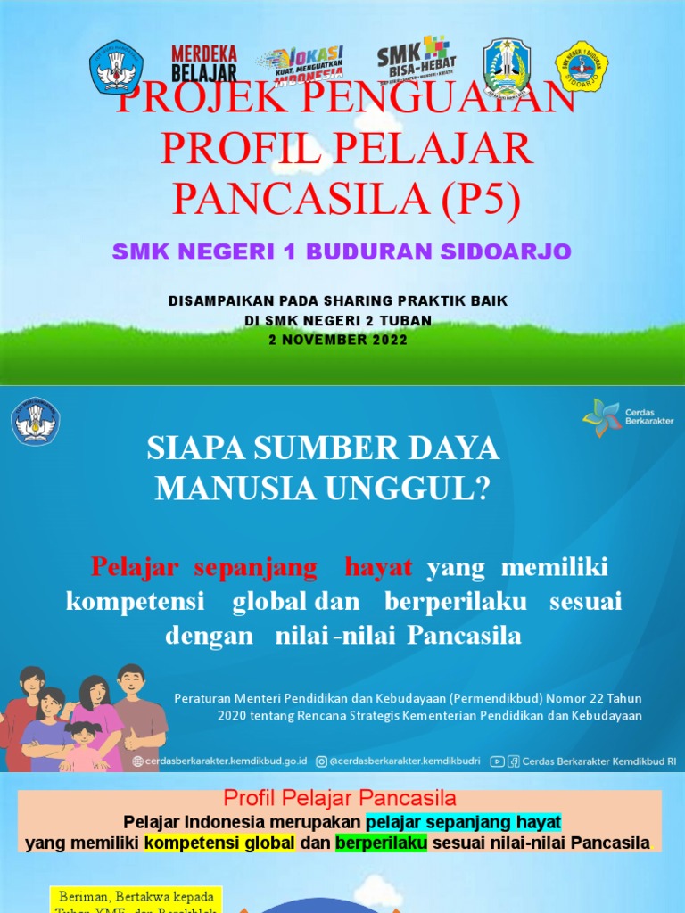 Ppt-Projek Penguatan Profil Pelajar Pancasila (P5) | PDF