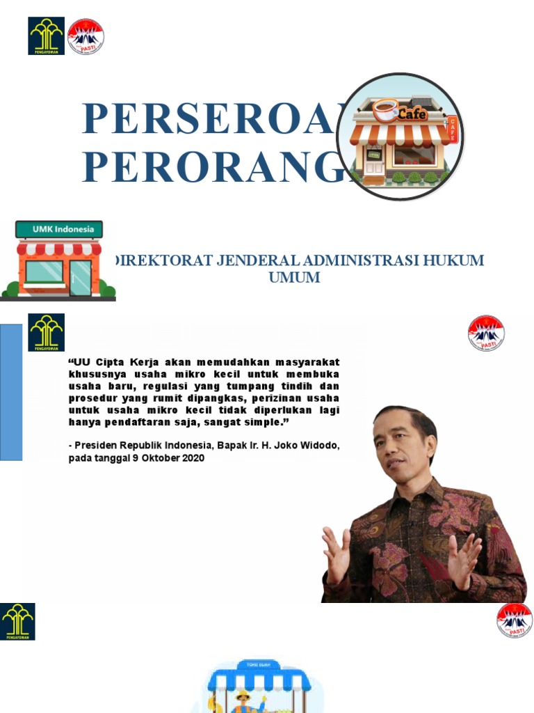 Kemudahan Pendirian Perseroan Perorangan | PDF
