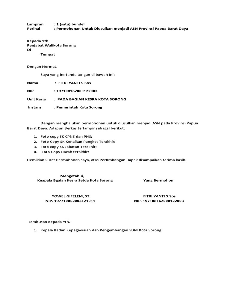 PErmohonan Pinda ASN | PDF PErmohonan Pinda ASN | PDF
