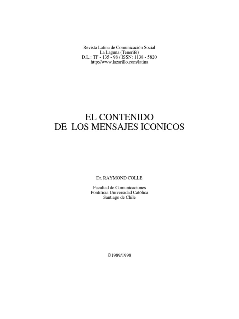 Mensajes | PDF | Los símbolos | Comunicación