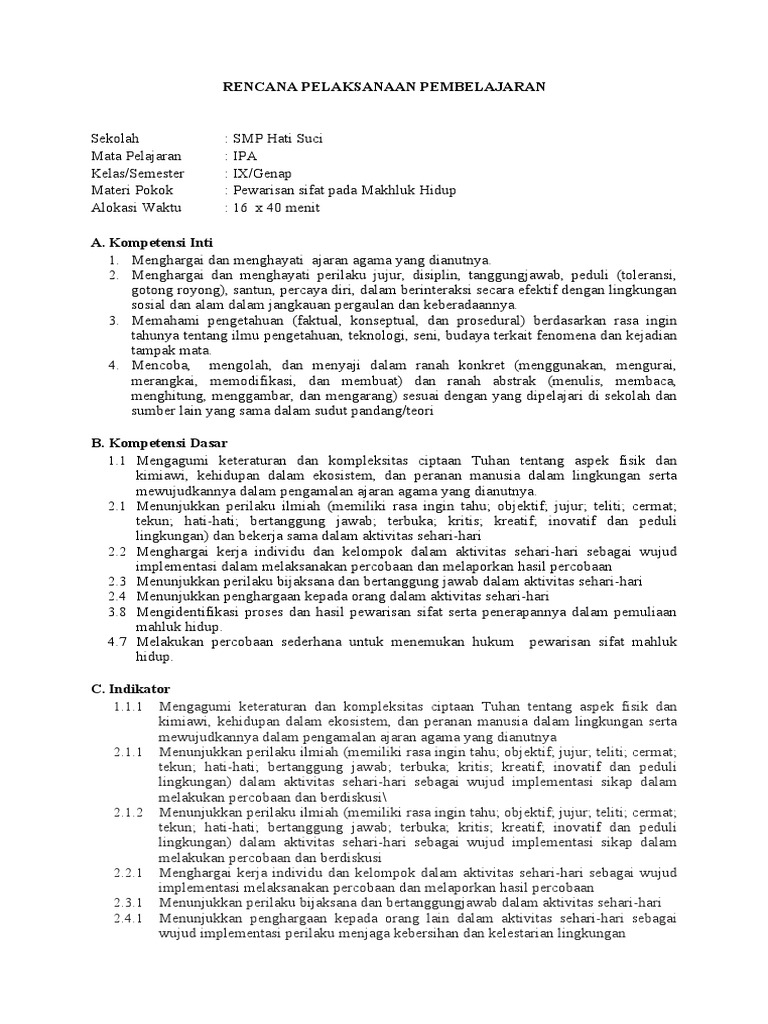 RPP. 7 Hereditas | PDF