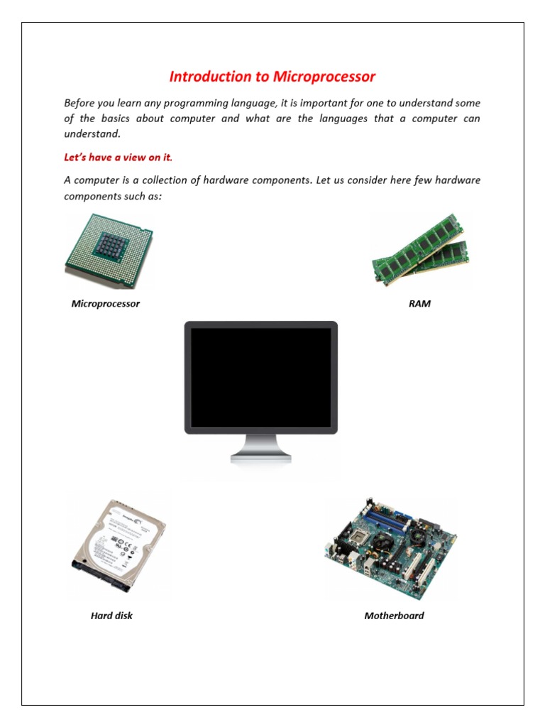 Microprocessor Basics and Programming Languages | PDF | Transistor | Bipolar Junction Transistor