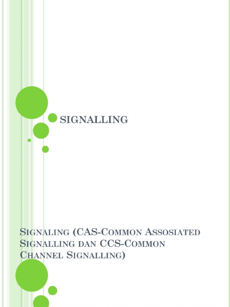 An Introduction to Signaling Protocols in Telecommunications Networks ...