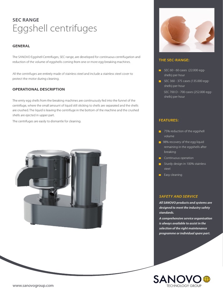 Eggshell-Centrifuges - Web CON MEDIDASSSSSSSSSSSSSSSS | PDF | Centrifuge