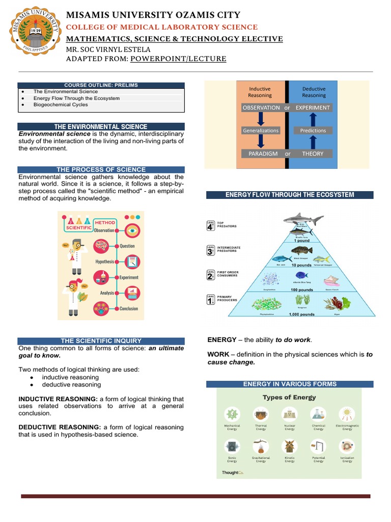 Gel101sw Environmental Science, Energy, Biogeochem Transes Final | PDF | Ecosystem | Carbon Cycle