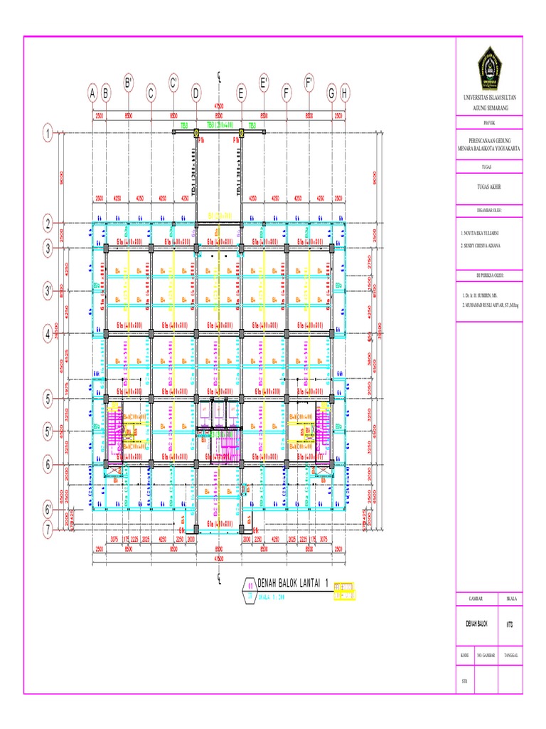 Denah Balok Lantai | PDF