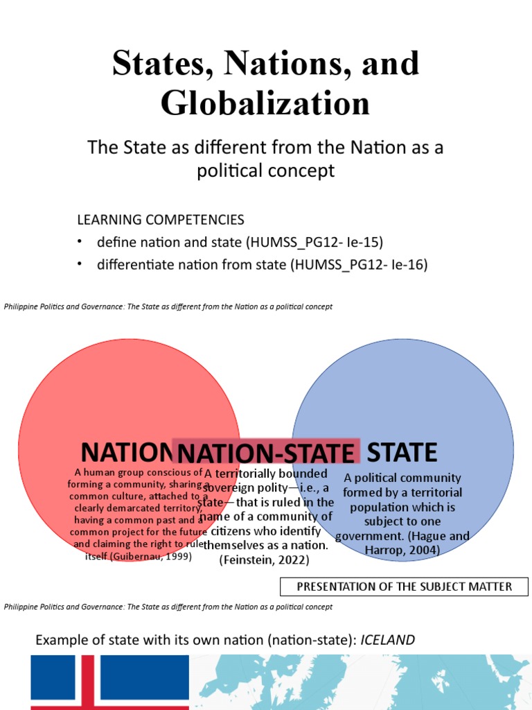 States, Nations, and Globalization | PDF | Nation | State (Polity)