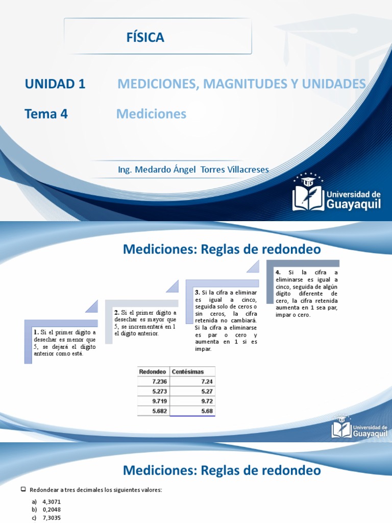 U1 - Clase 4 - S1 | PDF | Medición | Decimal