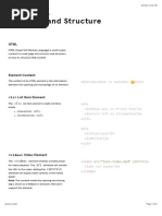 Beginner HTML - Elements and Structure Cheatsheet - Codecademy | PDF ...
