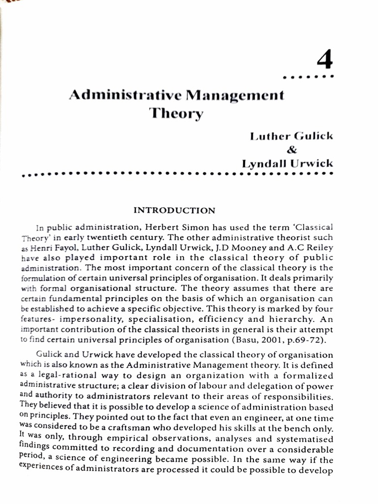 Administrative Management | PDF | Cognitive Science